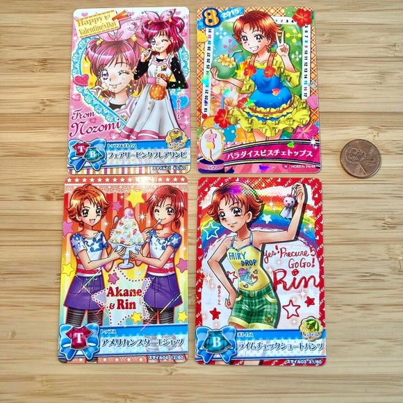 Toys | Rare 21416 Yes Precure 5 Gogo Glitter Cards Set | Poshmark